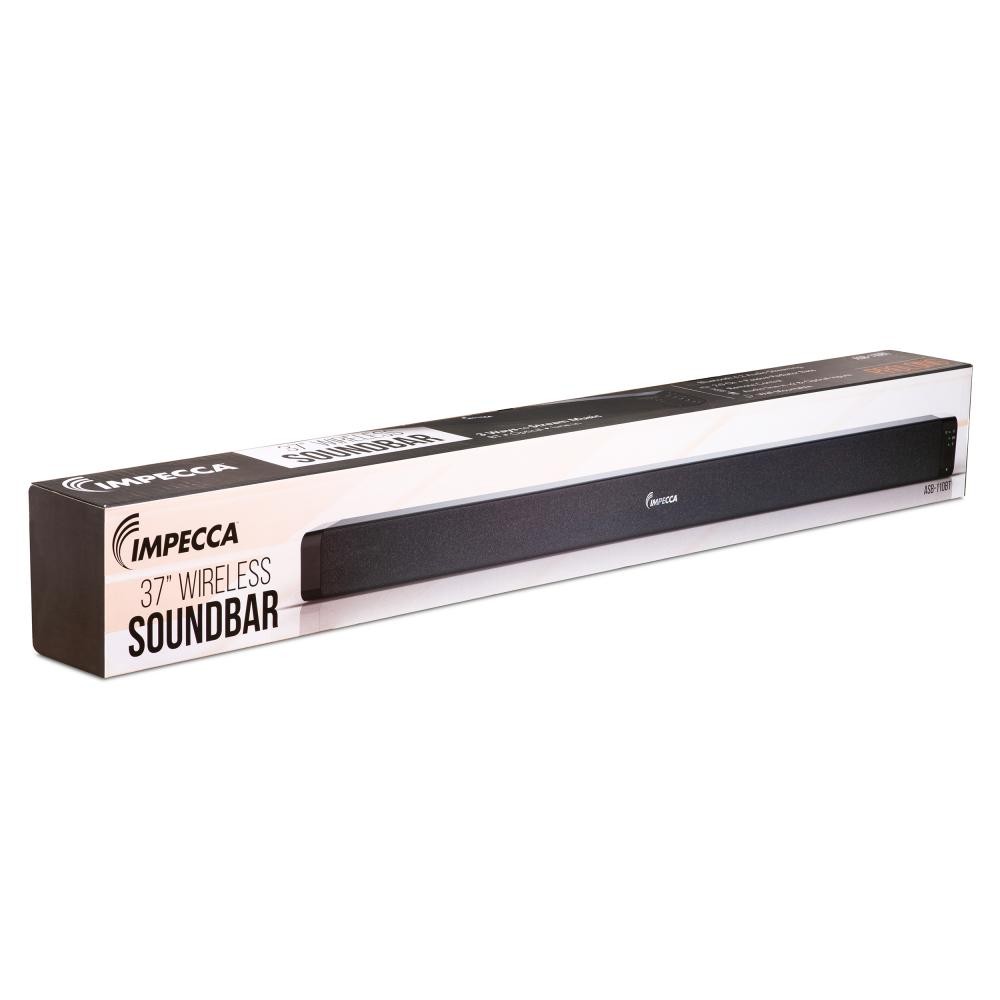 IMPECCA 37in Wireless 2.0-Channel Soundbar with Optical input