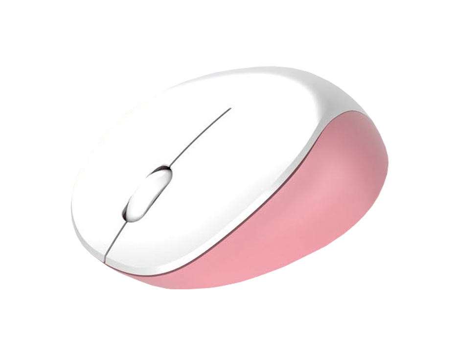IMPECCA Wireless Multimedia Keyboard & Mouse With Ergonomic Palm-Rest -Pink