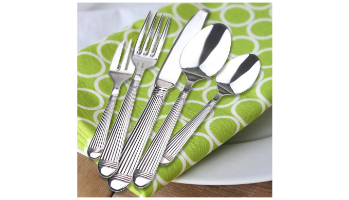 Guy Degrenne ESSO 20 Piece Flatware Set